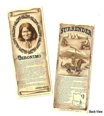 Desert Gathering Geronimo Bookmark | Wild West Mercantile