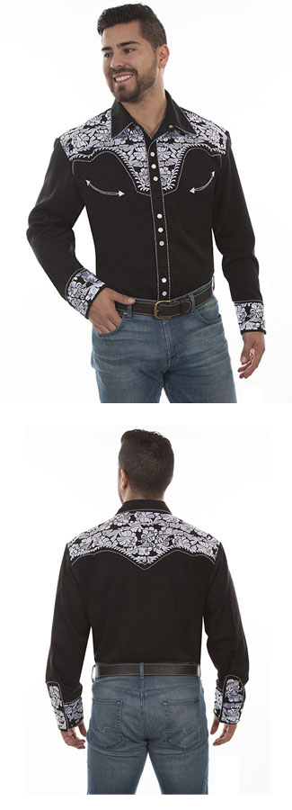 Scully Westerns Gunfighter Shirt | Wild West Mercantile